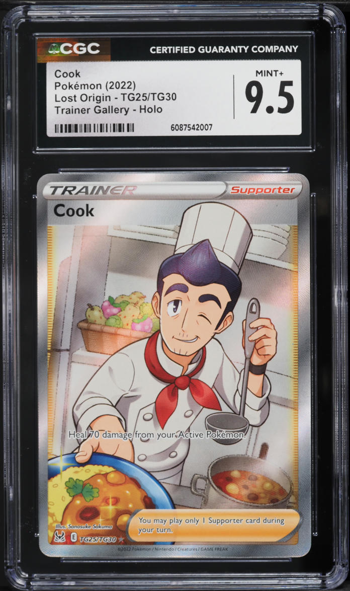 2022 Pokemon Sword & Shield Lost Origin Full Art Cook #TG25 CGC 9.5 ...