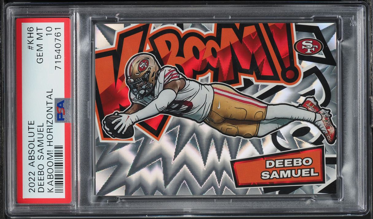 2022 Absolute Kaboom! Horizontal Deebo Samuel #KH6 PSA 10 GEM MINT on ...