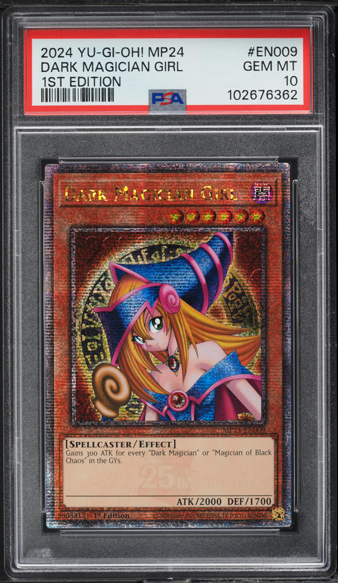 2024 Yu-Gi-Oh! MP24 1st Edition Dark Magician Girl #MP24-EN009 PSA 10 GEM MINT on Fanatics Collect