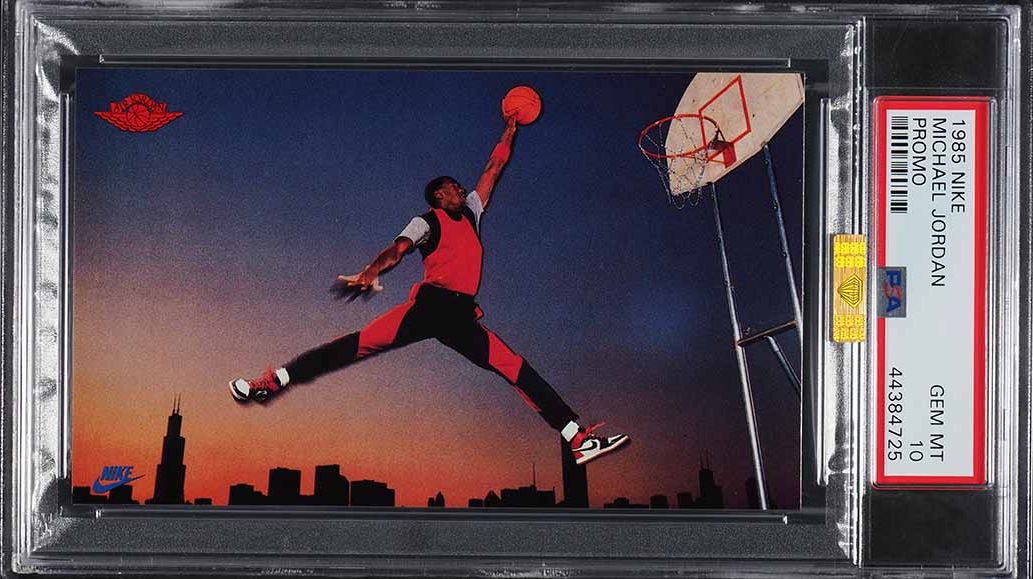 1985 Nike Promo Michael Jordan ROOKIE MBA PSA 10 GEM MINT on Fanatics ...