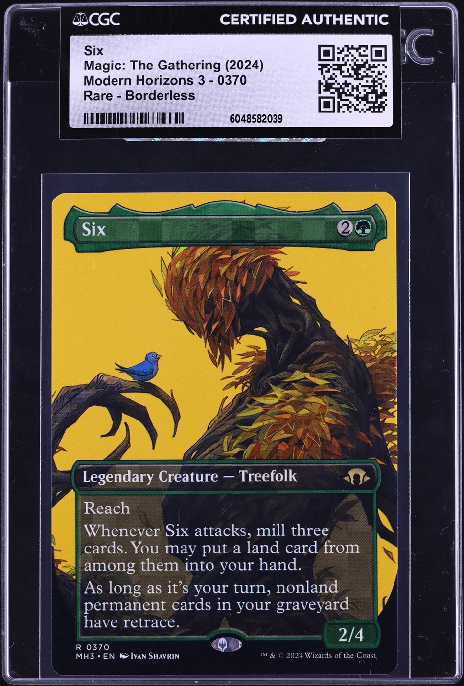 2024 Magic The Gathering MTG Modern Horizons 3 Borderless Six #370 CGC ...