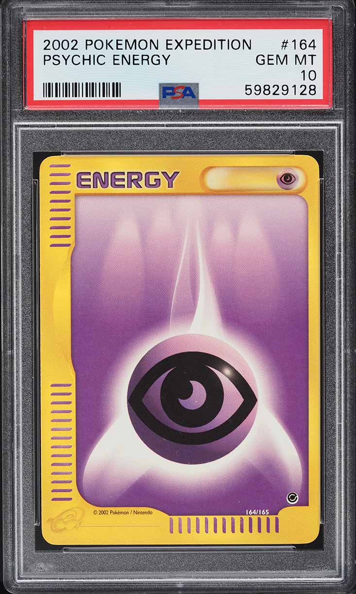 2002 Pokemon Expedition Psychic Energy #164 PSA 10 GEM MINT on Fanatics ...