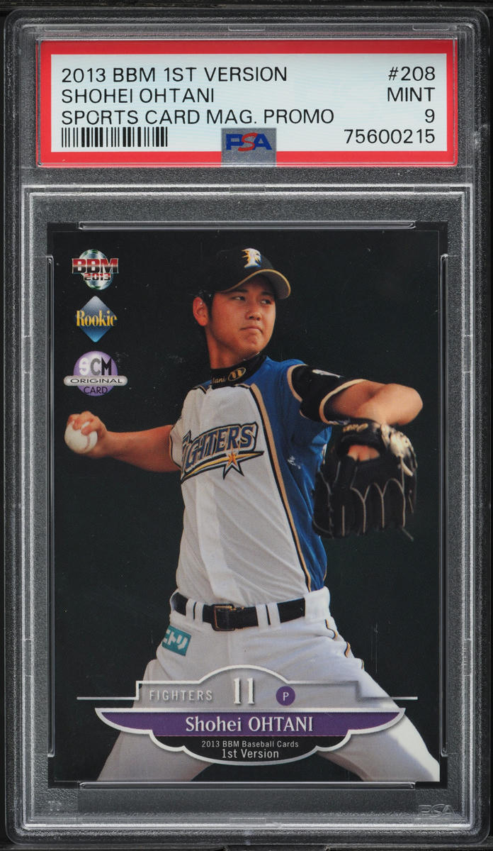 2013 BBM 1st Version Sports Card Magazine Promo Shohei Ohtani ROOKIE ...