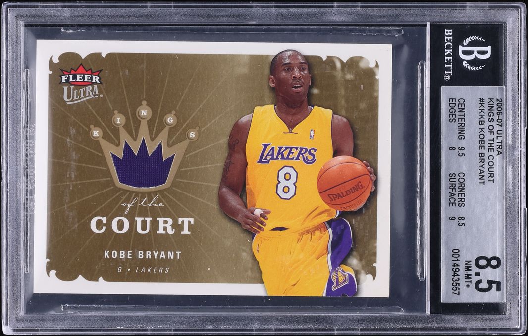 2006 Ultra Kings Of The Court Kobe Bryant PATCH #KK-KB BGS 8.5 NM-MT+ ...