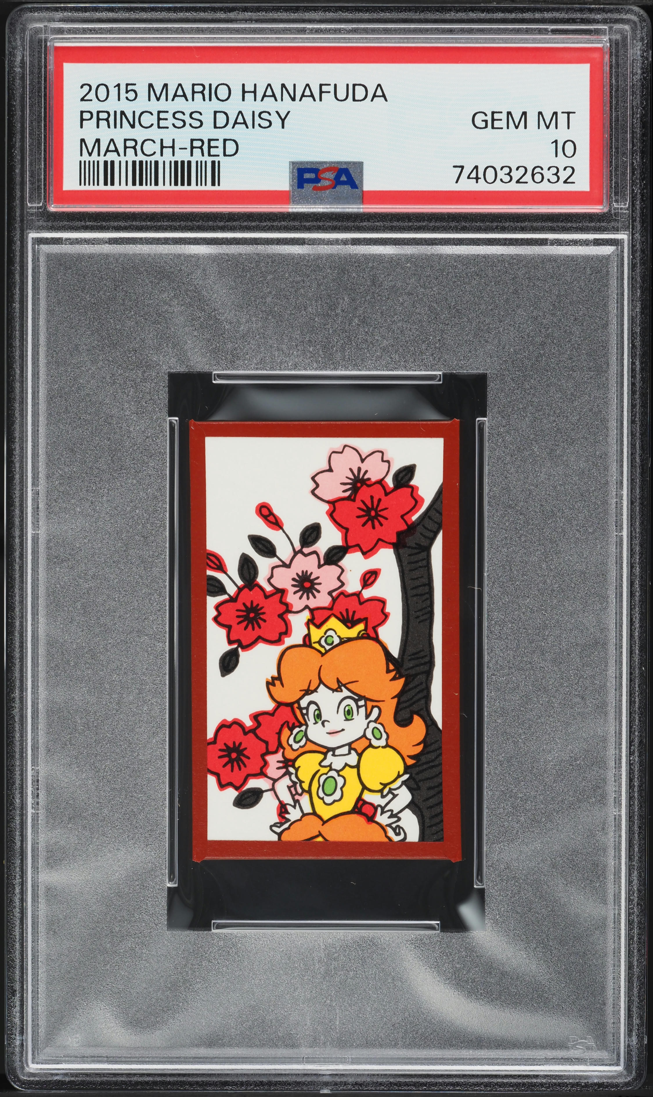 2015 Mario Hanafuda March Red Princess Daisy PSA 10 GEM MINT on ...