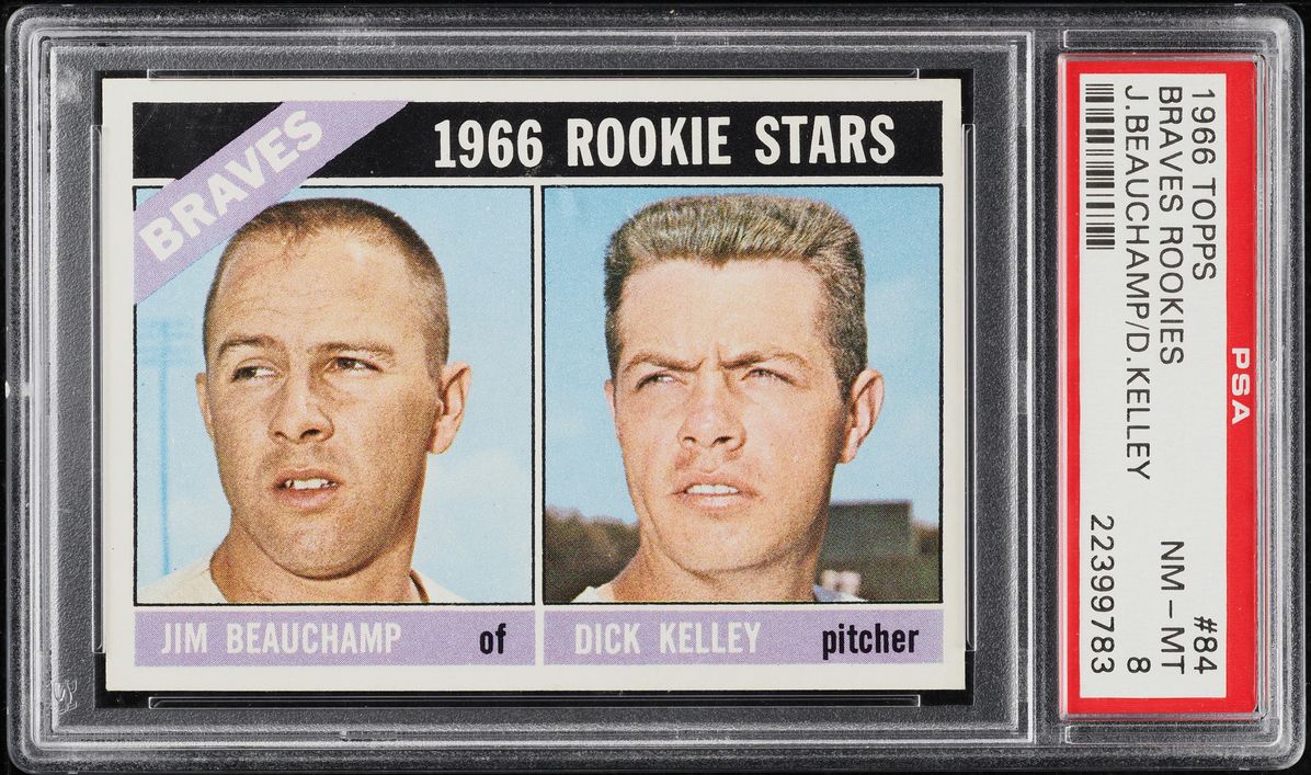 1966 Topps Braves Rookies #84 PSA 8 NM-MT on Fanatics Collect