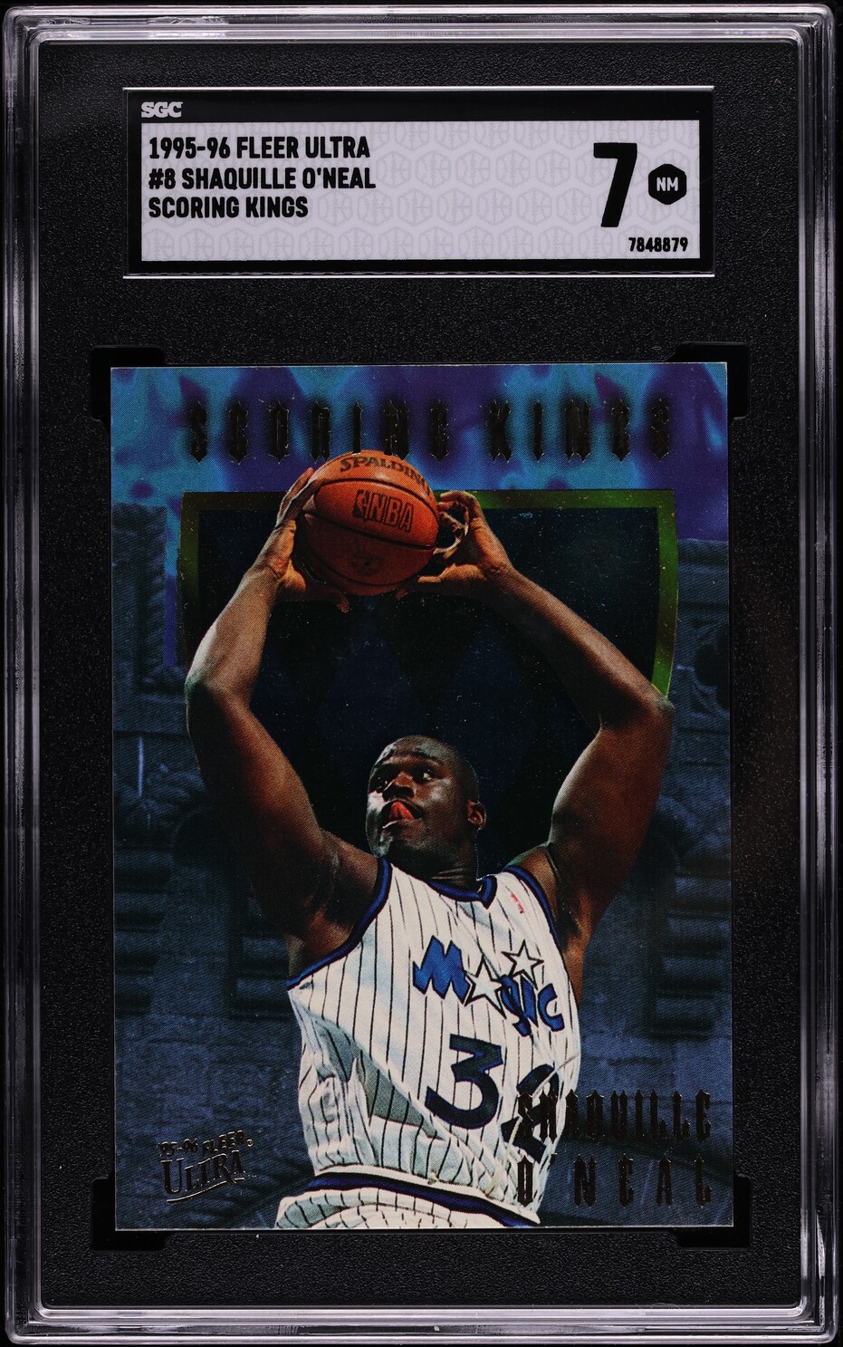 1995 Ultra Scoring Kings Shaquille O'Neal #8 SGC 7 NRMT on Fanatics Collect