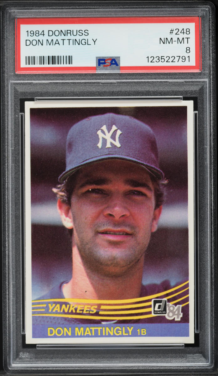 1984 Donruss Don Mattingly ROOKIE #248 PSA 8 NM-MT on Fanatics Collect