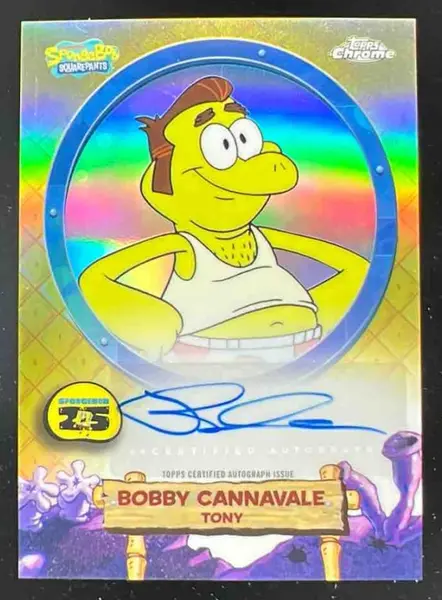 2025 Topps Chrome SpongeBob Autographs #SA-BC Bobby Cannavale Auto on ...