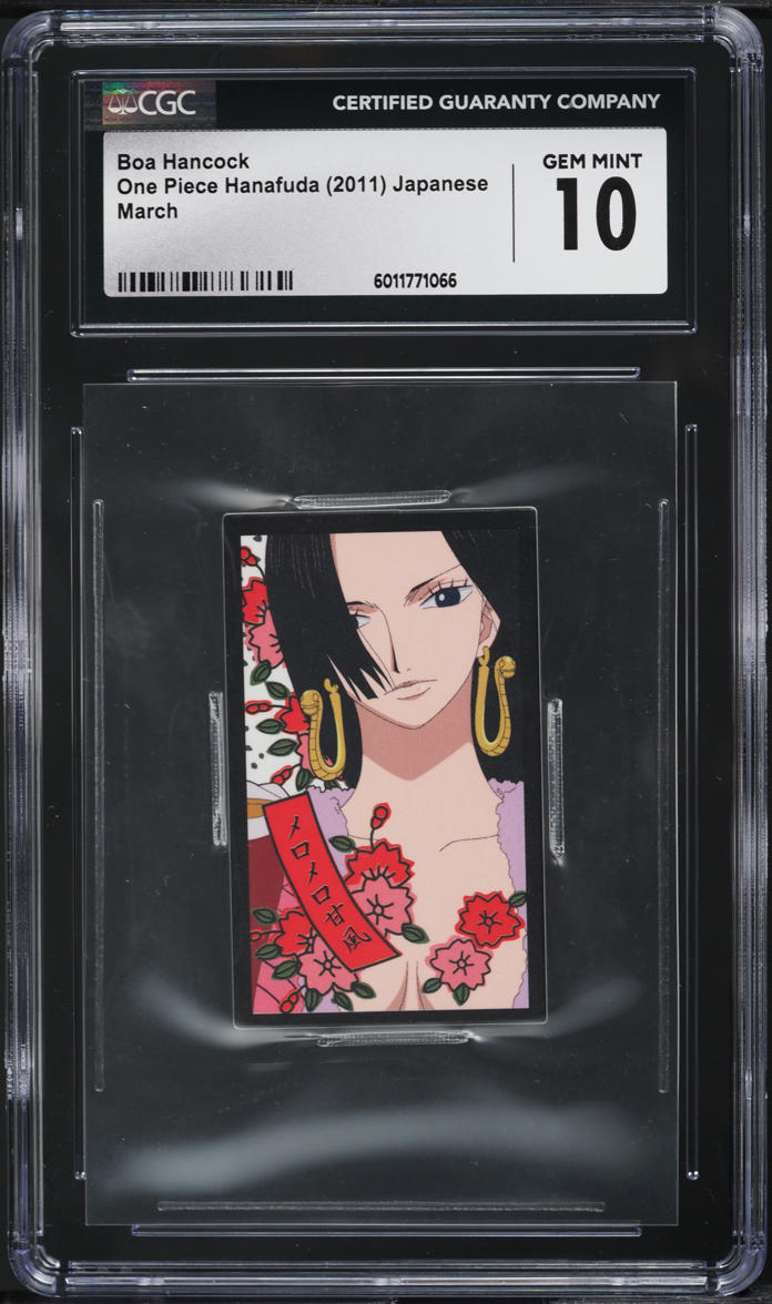 2011 One Piece Japanese Hanafuda Playing Cards March Boa Hancock CGC 10 ...