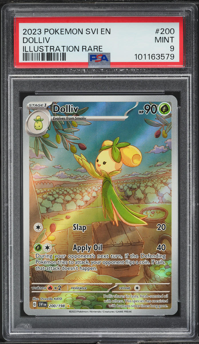 2023 Pokemon Scarlet & Violet Illustration Rare Dolliv #200 PSA 9 MINT ...