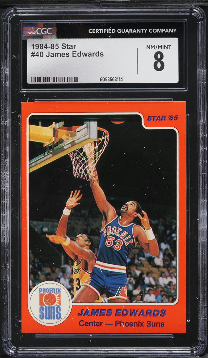 1984 Star Basketball James Edwards #40 CGC 8 NM-MT on Fanatics Collect