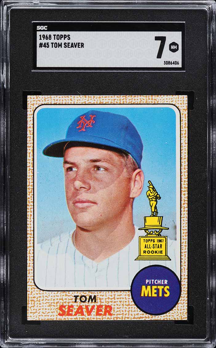 1968 Topps Tom Seaver #45 SGC 7 NRMT on Fanatics Collect
