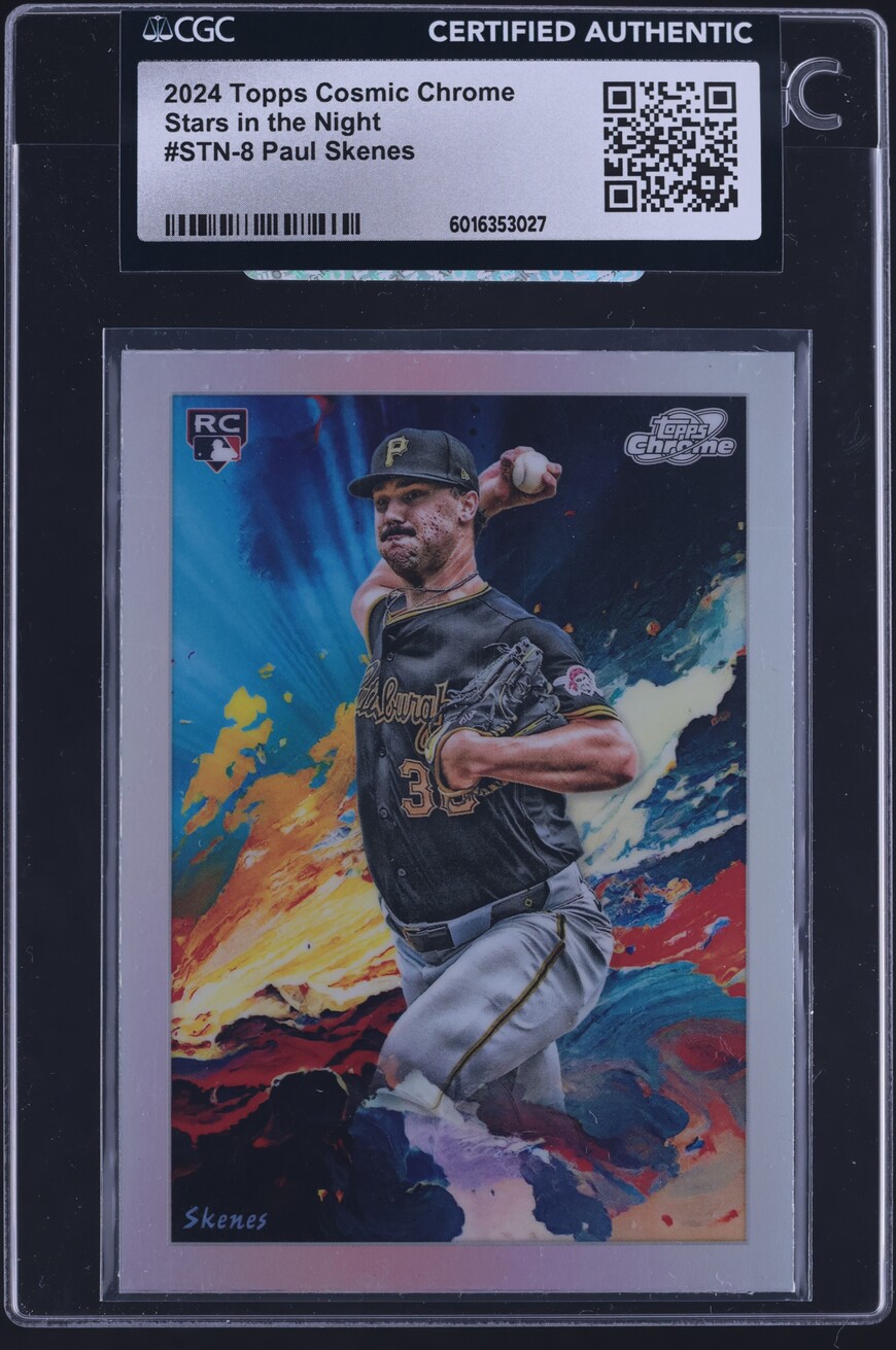 2024 Topps Chrome Cosmic Stars In The Night Paul Skenes ROOKIE #STN-8 ...