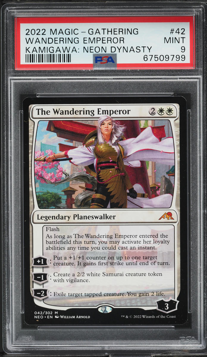 2022 Magic The Gathering MTG Kamigawa Neon Dynasty Wandering Emperor ...