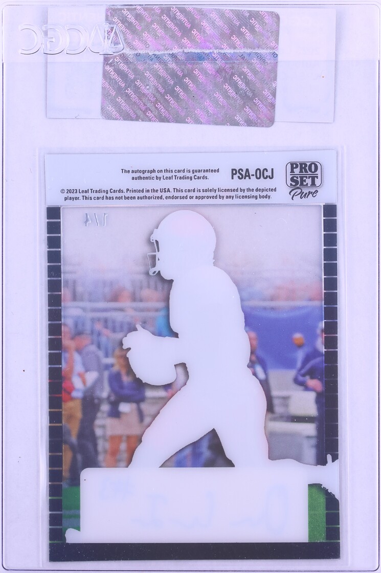 2023 Leaf Pro Set Pure Platinum Spectrum Holo Omar Cooper Jr. ROOKIE ...