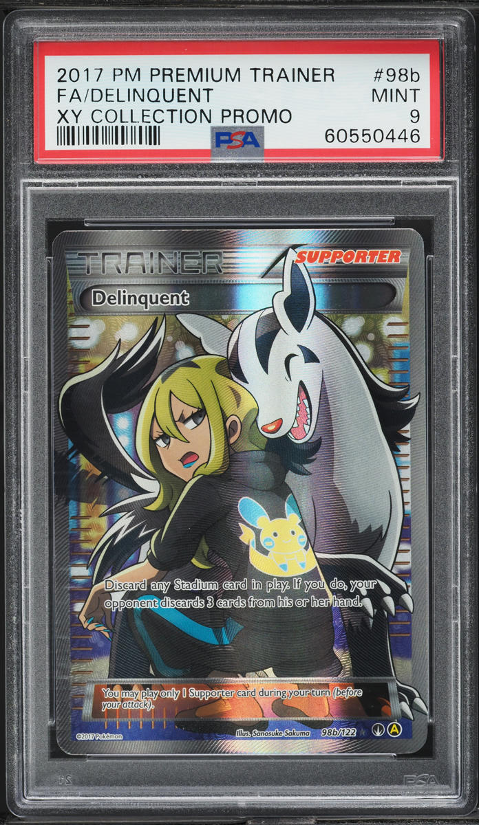 2017 Pokemon SM Premium Trainer XY Collection Promo FA Delinquent #98b ...