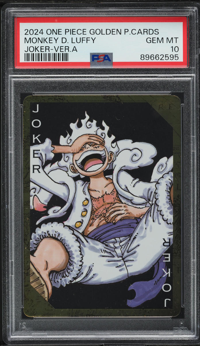 2024 One Piece Golden Playing Cards The Straw Hat Crew Monkey D. Luffy ...