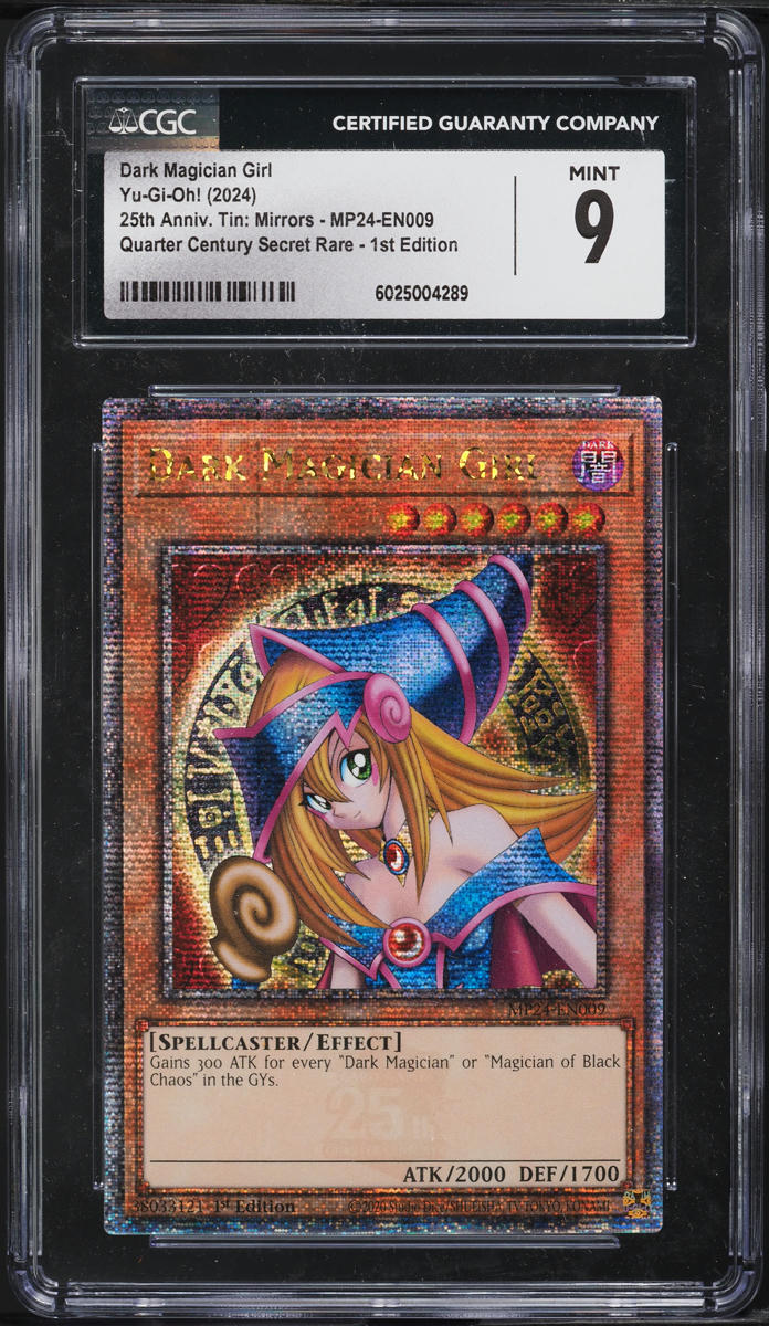 2024 Yu-Gi-Oh! MP24 1st Edition Dark Magician Girl #MP24-EN009 CGC 9 MINT on Fanatics Collect