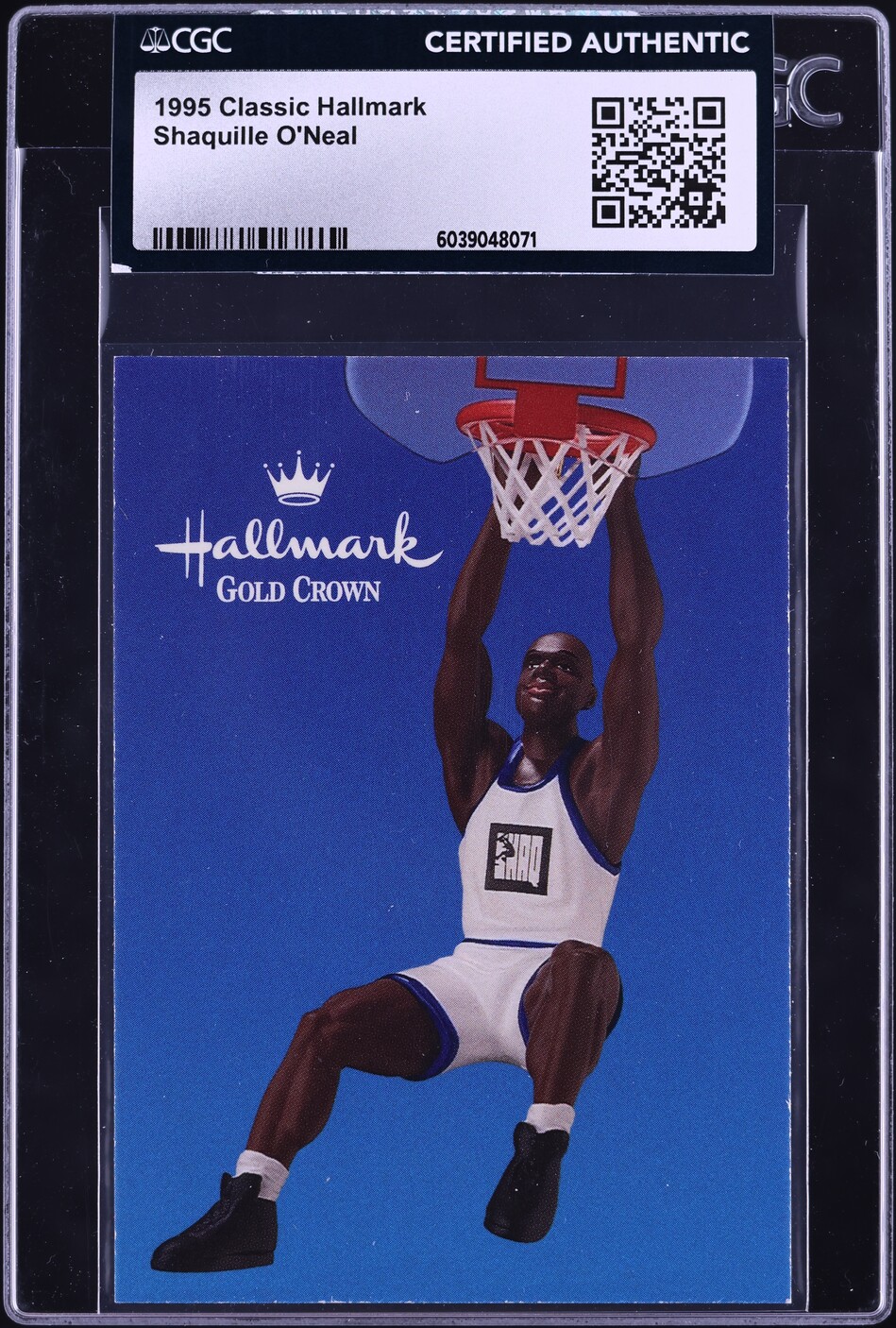 1995 Classic Hallmark Shaquille O'Neal CGC AUTH on Fanatics Collect