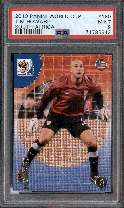 2010 Panini World Cup South Africa #180 Tim Howard PSA 9 on Fanatics ...