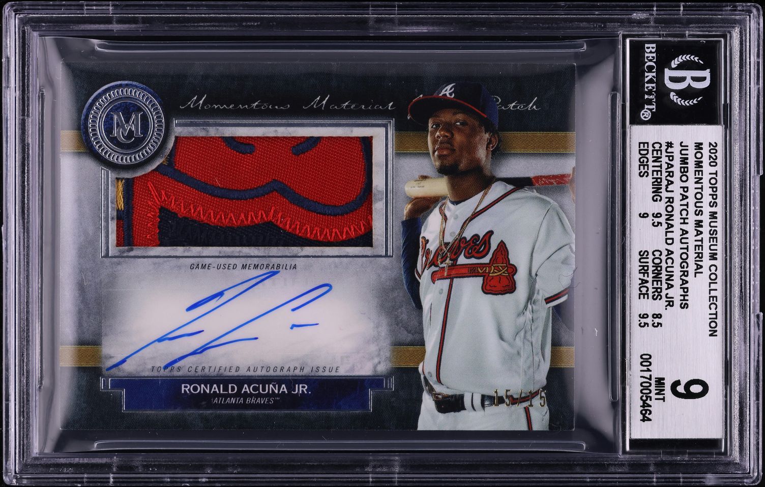 2020 Topps Definitive Collection Framed Autographs Ronald Acuna Jr ...