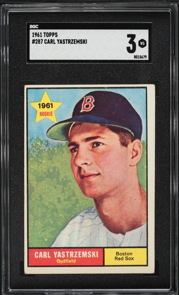 1961 Topps Carl Yastrzemski ROOKIE #287 SGC 3 VG on Fanatics Collect