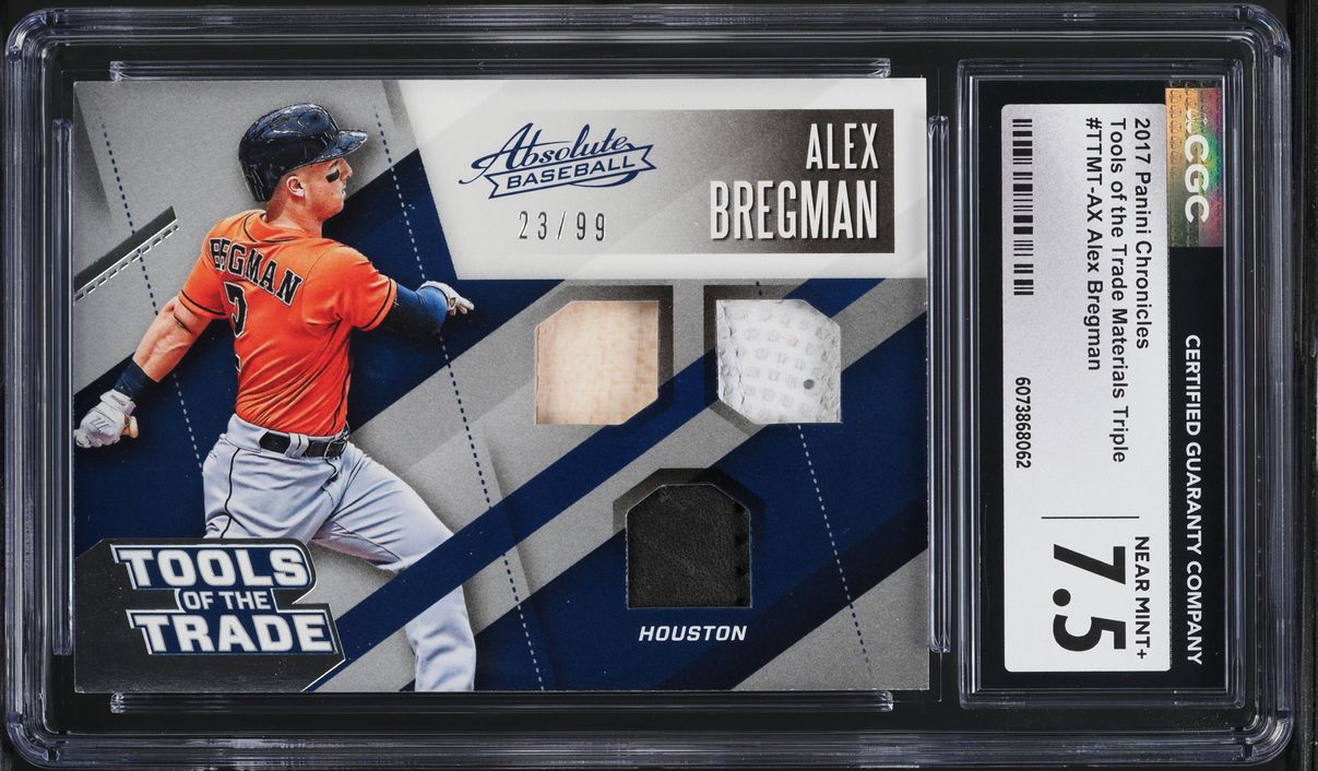 2017 Panini Chronicles Absolute TOTT Alex Bregman ROOKIE PATCH /99 CGC ...
