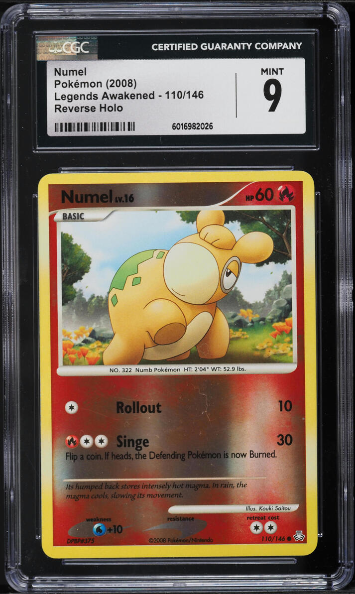 2008 Pokemon Diamond & Pearl Legends Awakened Reverse Holo Numel #110 ...