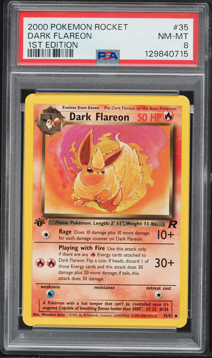 1st Edition Dark Flareon