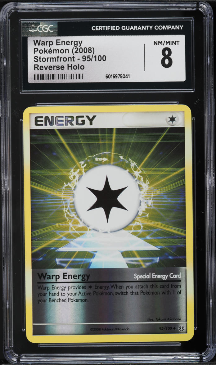 2008 Pokemon Diamond & Pearl Stormfront Reverse Holo Warp Energy #95 ...