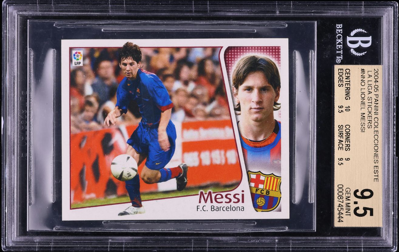 2004 Panini Colecciones Este La Liga Stickers Lionel Messi ROOKIE #288 ...