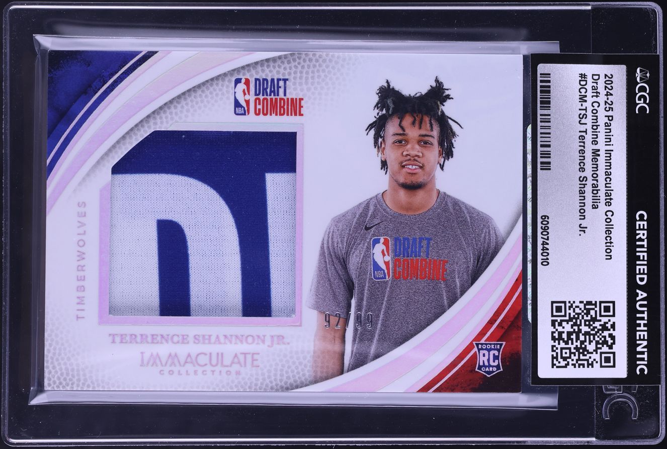 2024 Immaculate Collection Draft Combine Terrence Shannon Jr ROOKIE ...