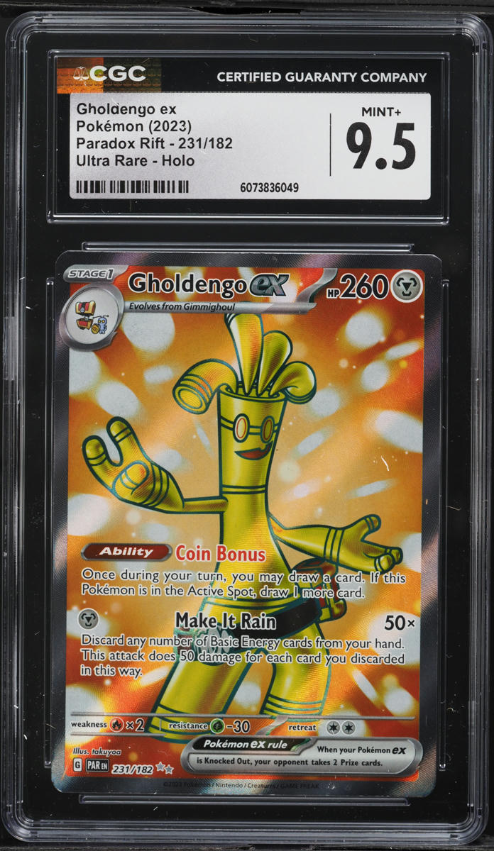 2023 Pokemon Scarlet & Violet Paradox Rift Full Art Gholdengo ex #231 ...