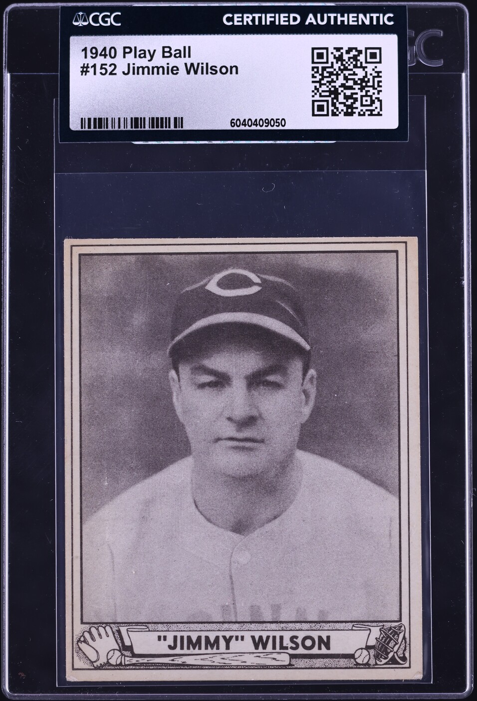 1940 Play Ball Jimmie Wilson #152 CGC AUTH on Fanatics Collect