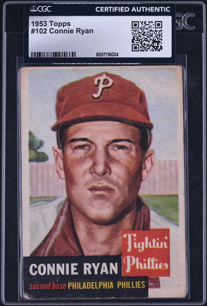 1953 Topps Connie Ryan #102 CGC AUTH on Fanatics Collect