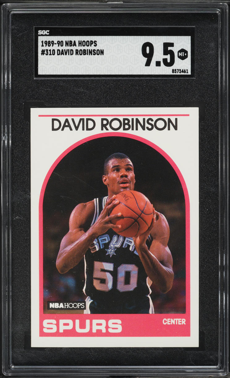 1989 Hoops David Robinson ROOKIE #310 SGC 9.5 MINT+ on Fanatics Collect