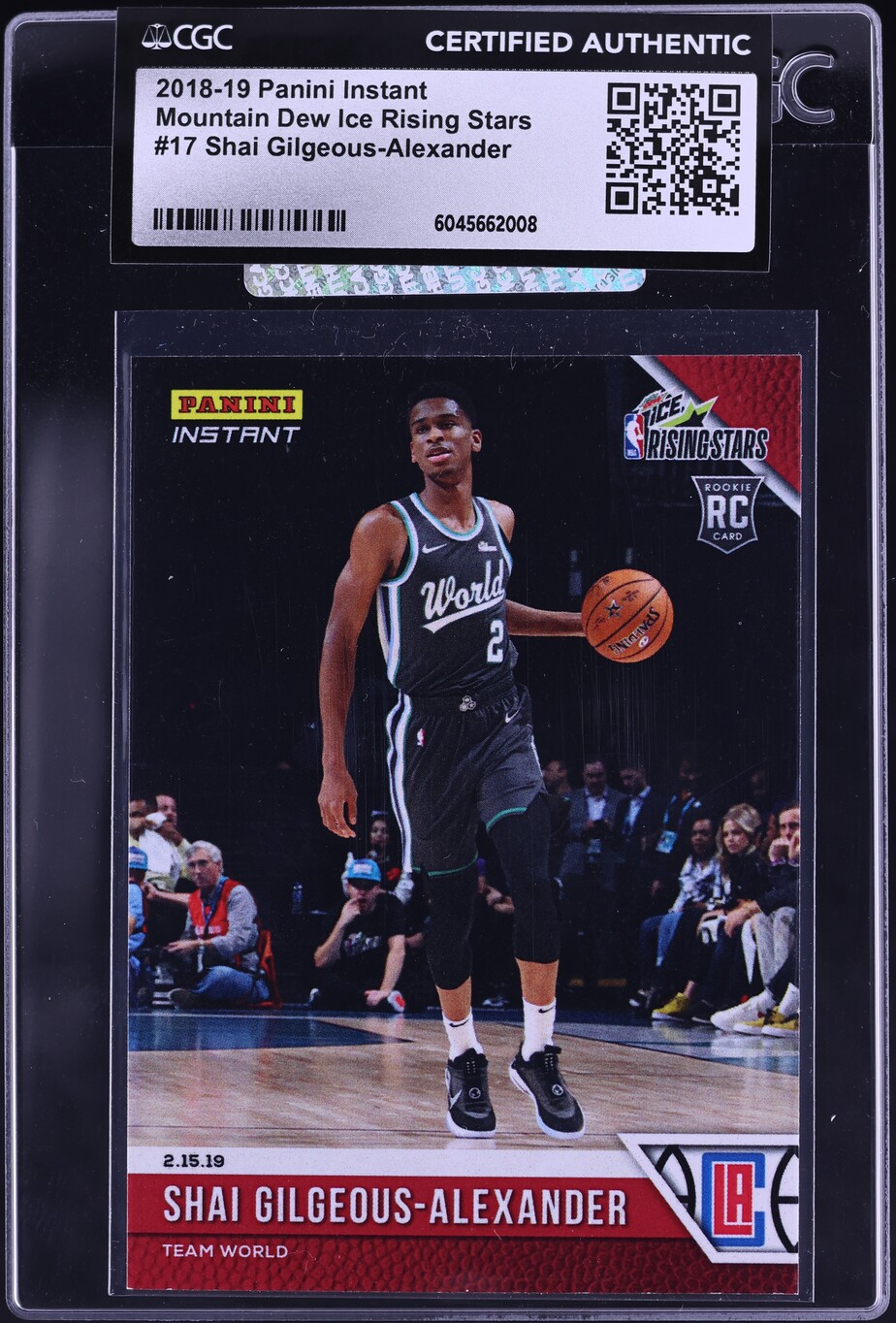 2018 Panini Instant Rising Stars Shai Gilgeous-Alexander RC /563 #17 ...