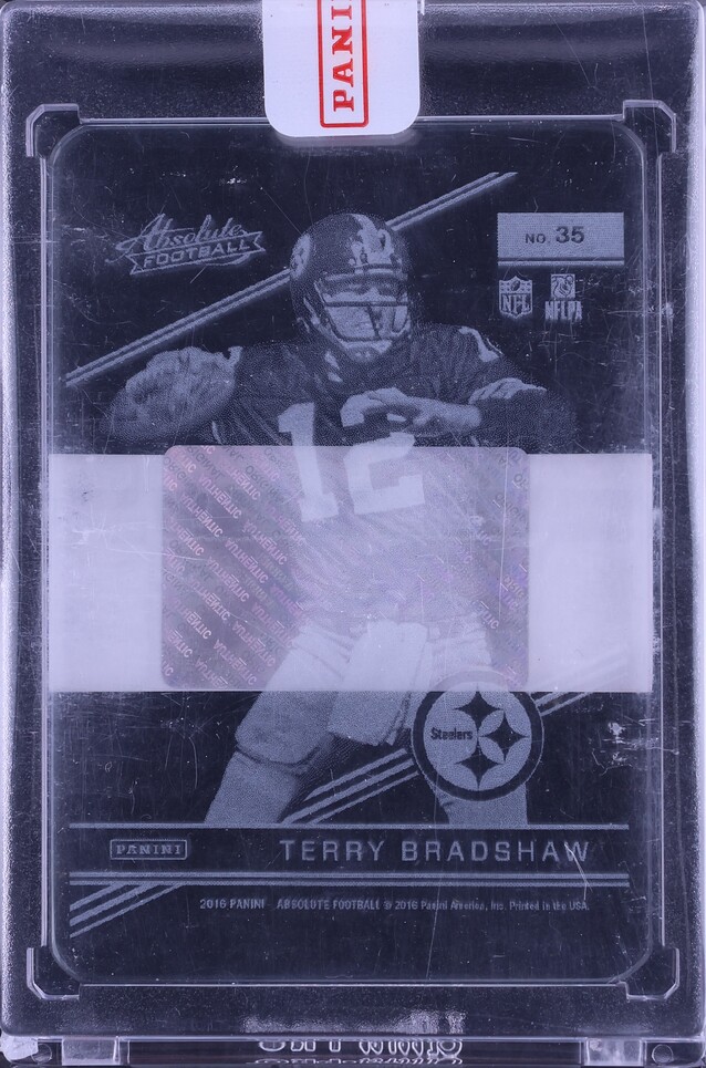 2016 Absolute Glass Terry Bradshaw #35 CGC AUTH on Fanatics Collect