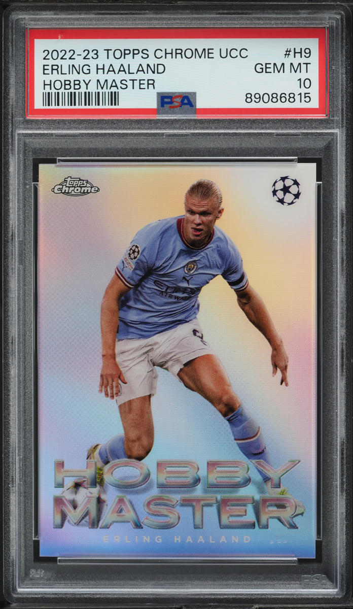 2022 Topps Chrome UEFA Club Competitions Hobby Masters Erling Haaland # ...