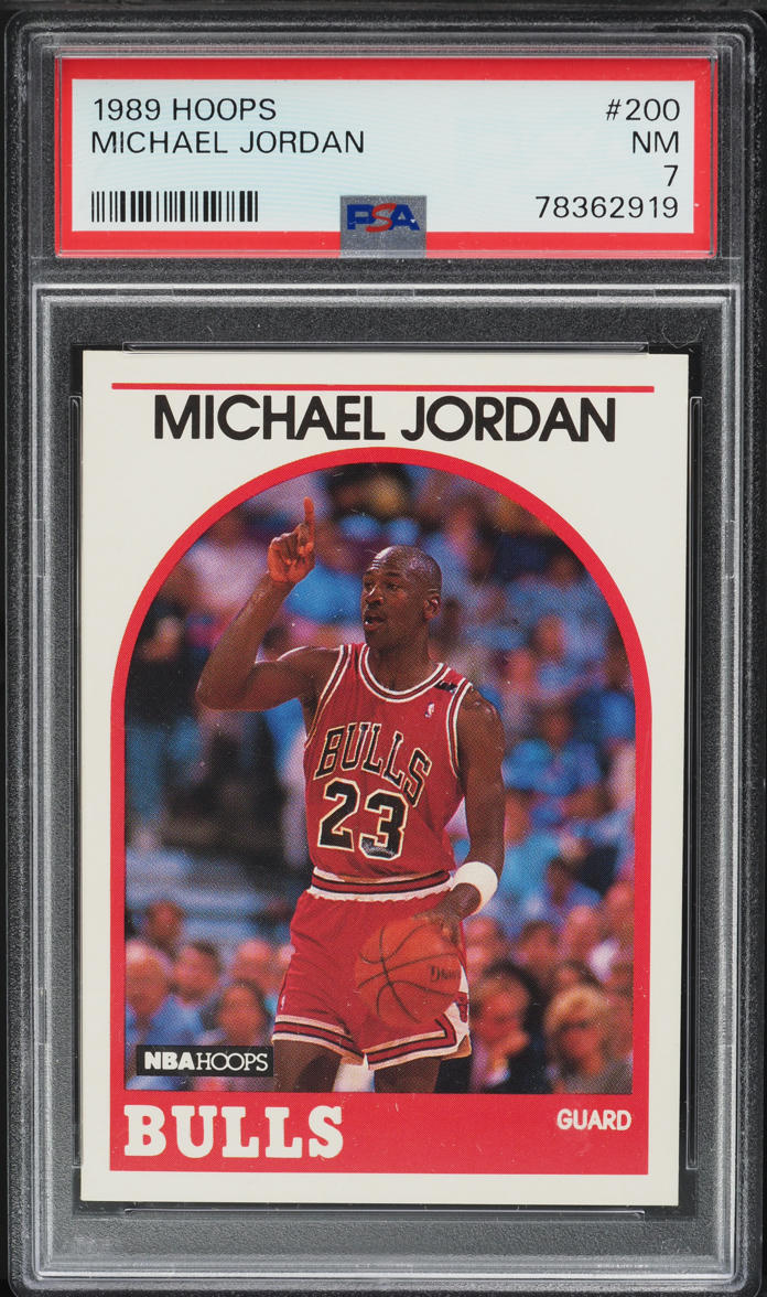 1989 Hoops Michael Jordan #200 PSA 7 NRMT on Fanatics Collect