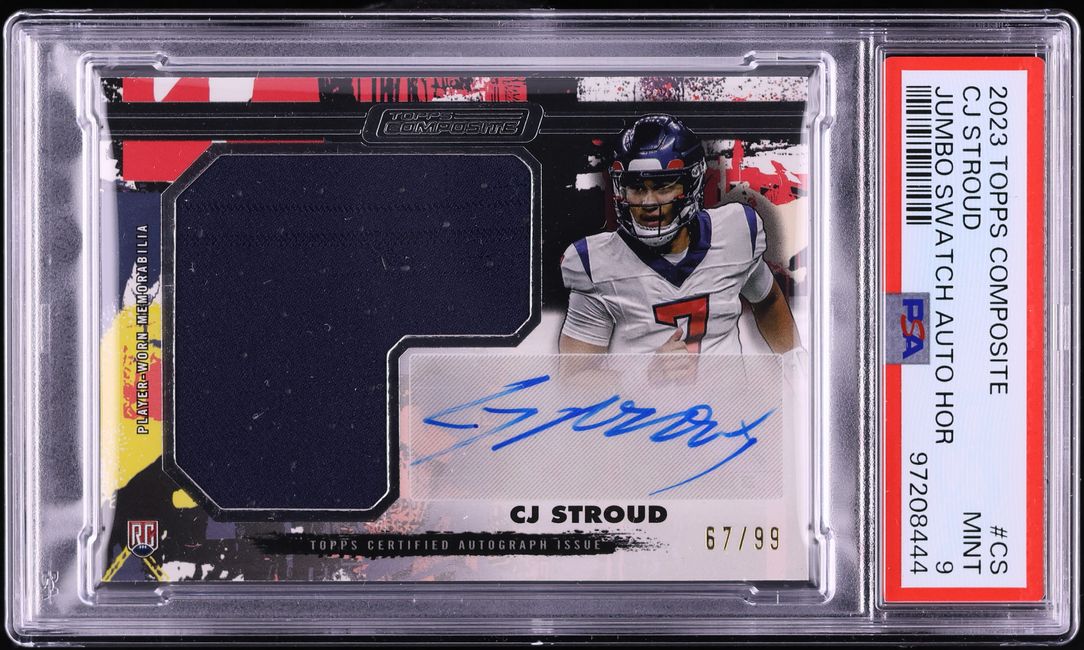 2023 Topps Composite Jumbo Horizontal CJ Stroud ROOKIE PATCH AUTO /99 ...