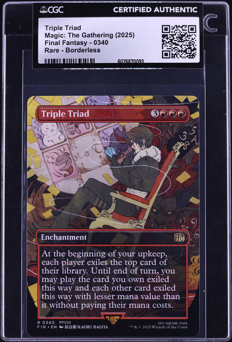 2025 Magic The Gathering MTG Final Fantasy Borderless Triple Triad CGC ...