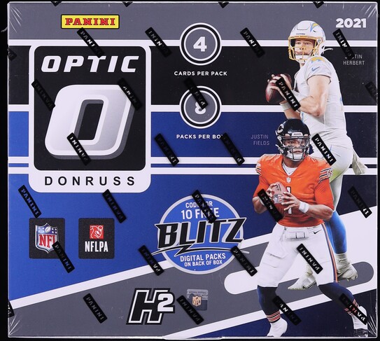 2021 Donruss Optic Football H2 Sealed Hobby Box, 8ct Packs on Fanatics ...