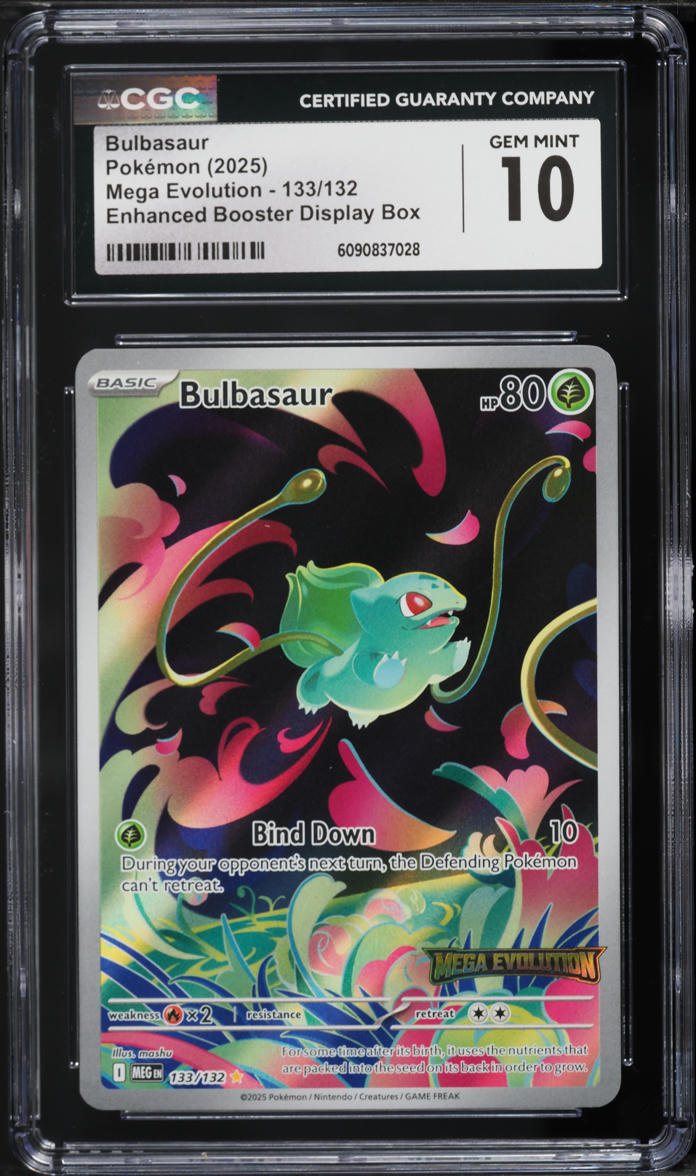 2025 Pokemon Mega Evolution Enhanced Booster Display Box Bulbasaur #133 ...