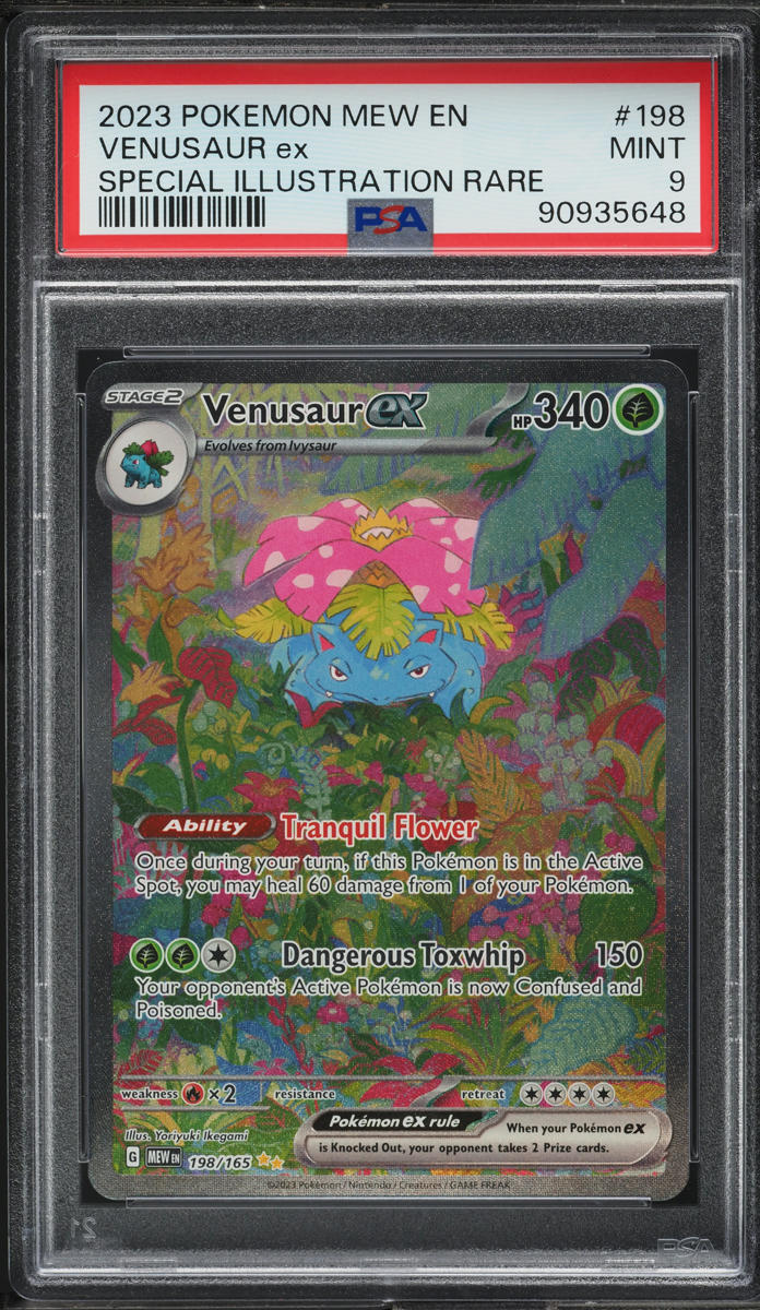 2023 Pokemon SV 151 Special Illustration Rare Venusaur ex #198 PSA 9 ...