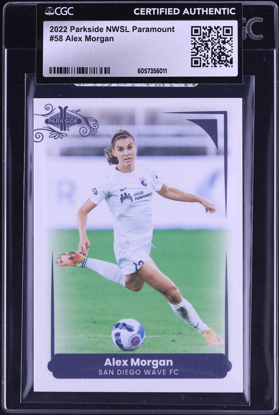 2022 Parkside NWSL Paramount Alex Morgan /749 #58 CGC AUTH on Fanatics ...
