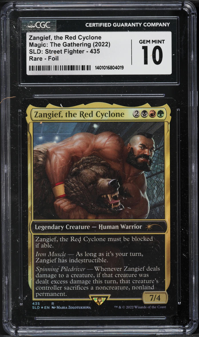 2022 Magic The Gathering SLD Street Fighter Foil Zangief The Red ...