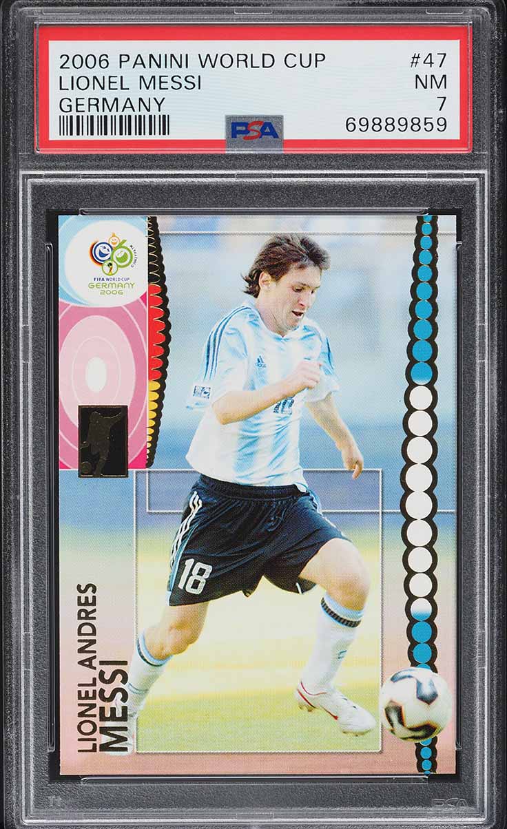 2006 Panini World Cup Germany Lionel Messi #47 PSA 7 NRMT on Fanatics ...