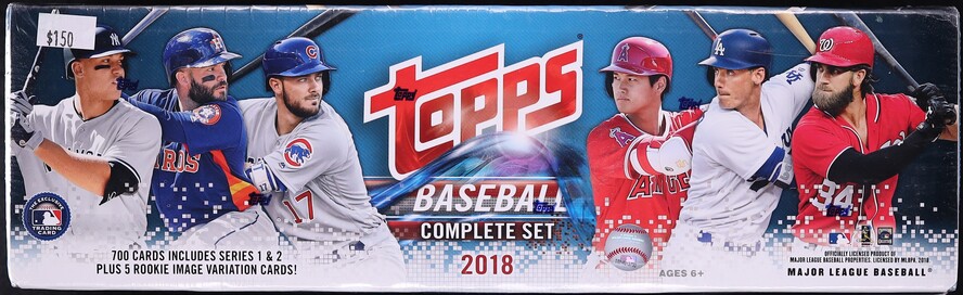2018 Topps Baseball Sealed Complete Set on Fanatics Collect